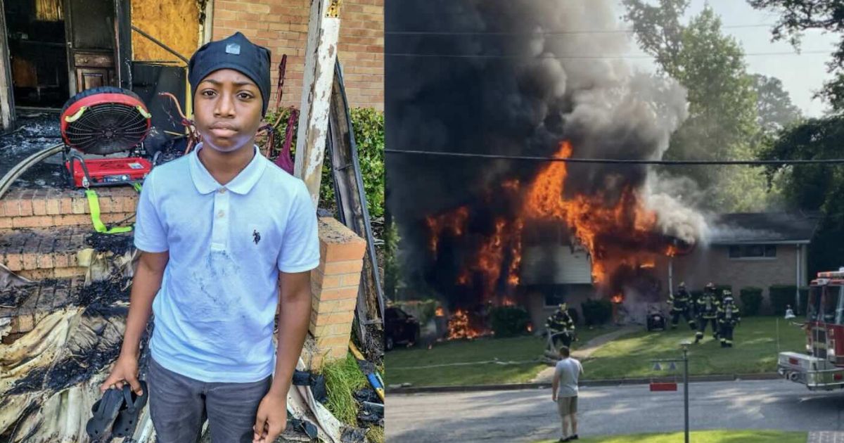 12-Year-Old Runs Into Burning House to Save His Baby Siblings and ...