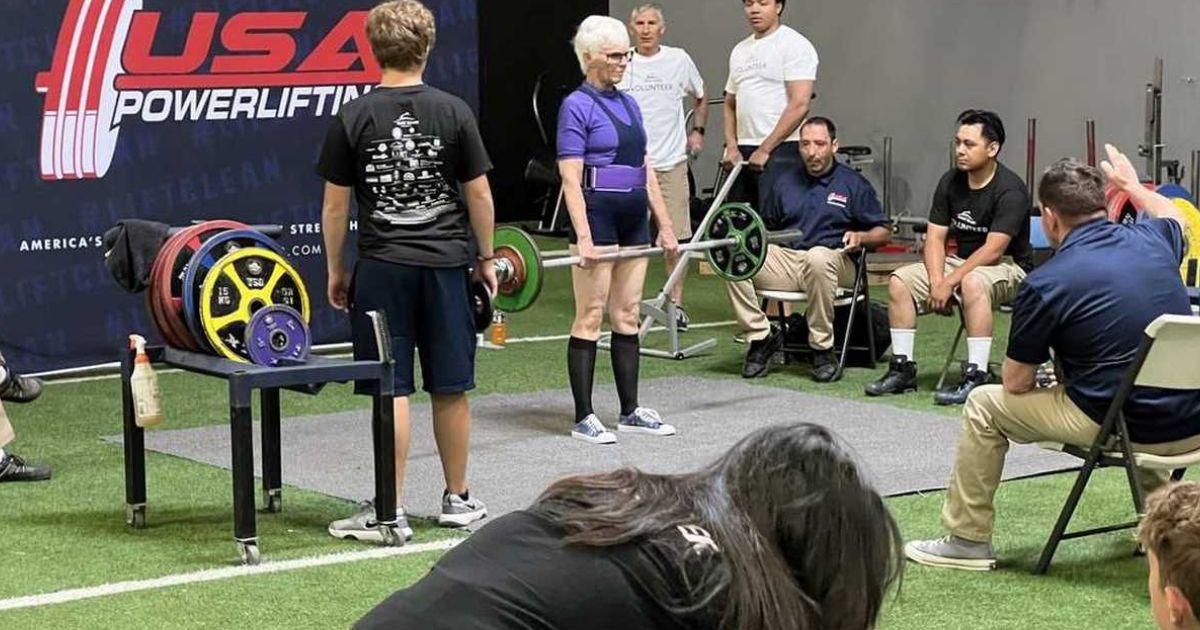 82-Year-Old Woman Makes Powerlifting History - Good News